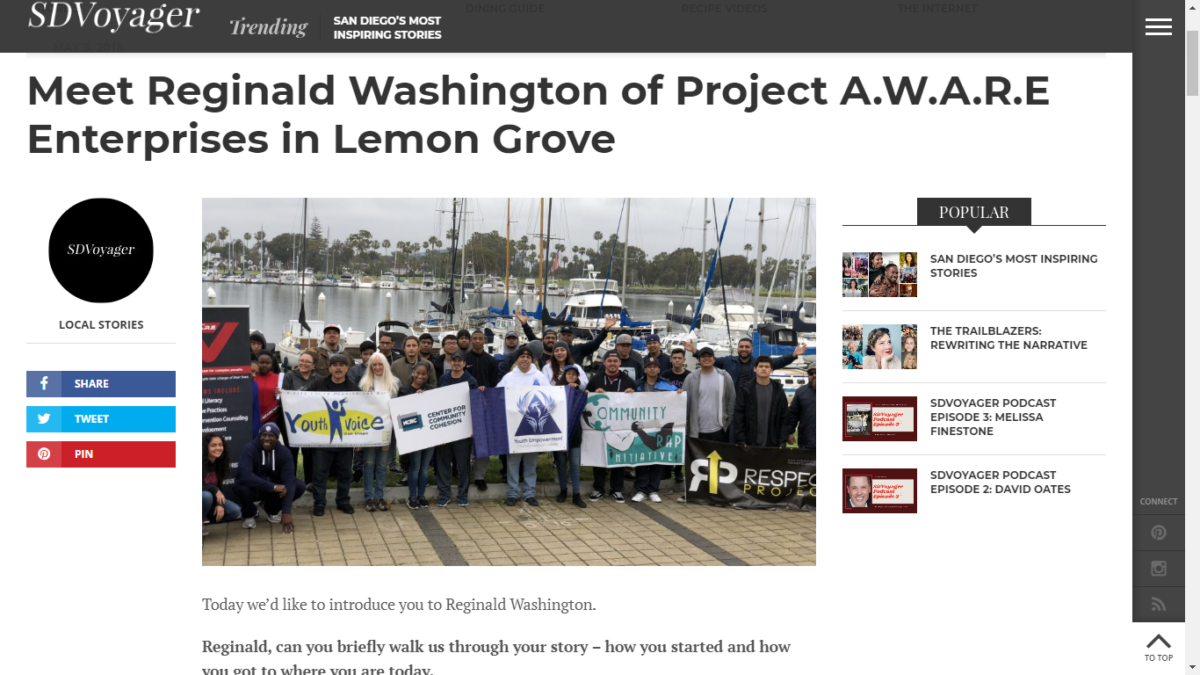 Media Coverage – Project Aware
